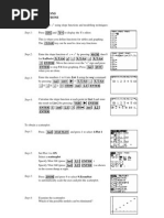 TI-84 Plus Linear Regression Guide | PDF | Regression Analysis | Linear ...