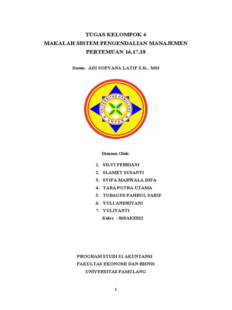 Makalah Kel SPM 2 | PDF | Bisnis
