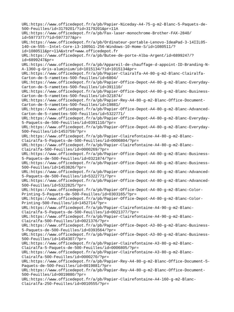 Officedepotliste | PDF