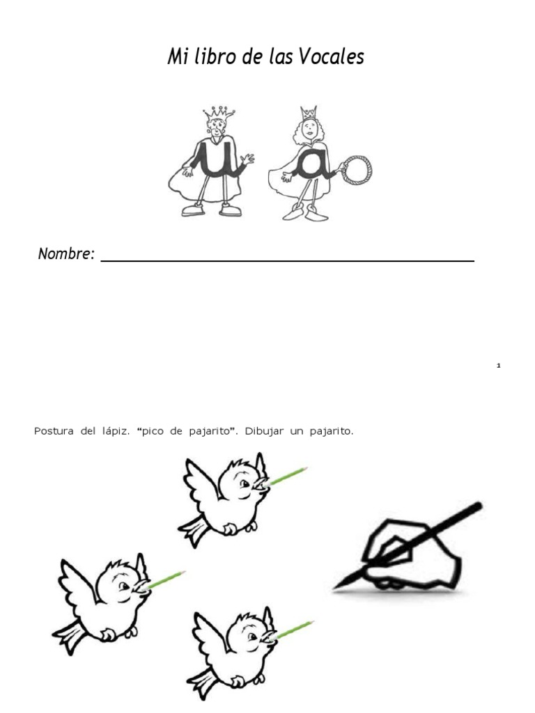 Mi Librito de Las Vocales 1 | PDF