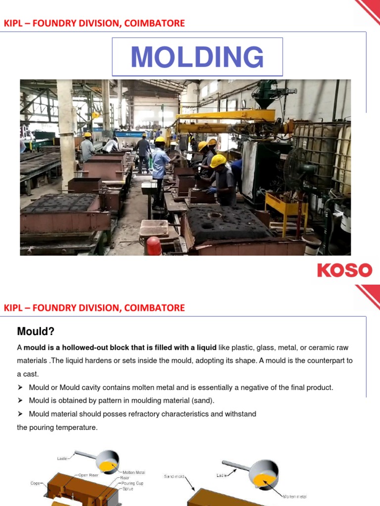 Molding Training Presentation | PDF | Foundry | Casting (Metalworking)