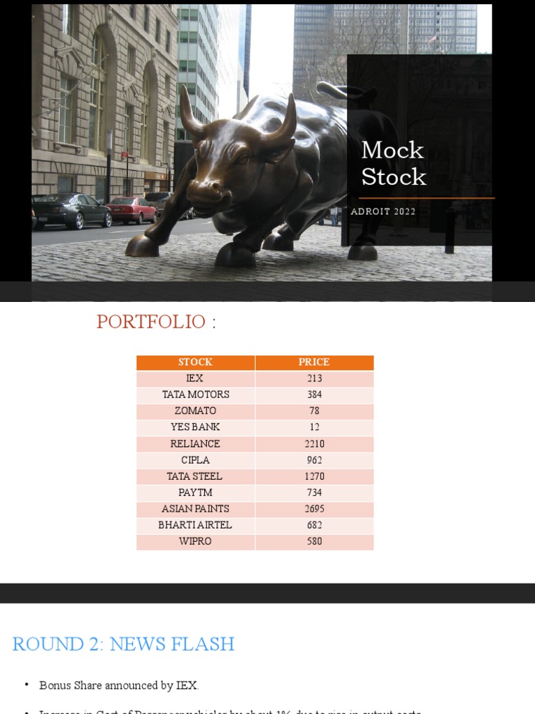 Mock Stock | PDF