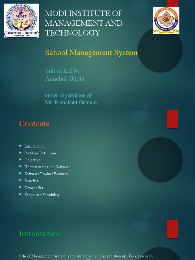 Modi Institute of Management and Technology | PDF | Feasibility Study ...