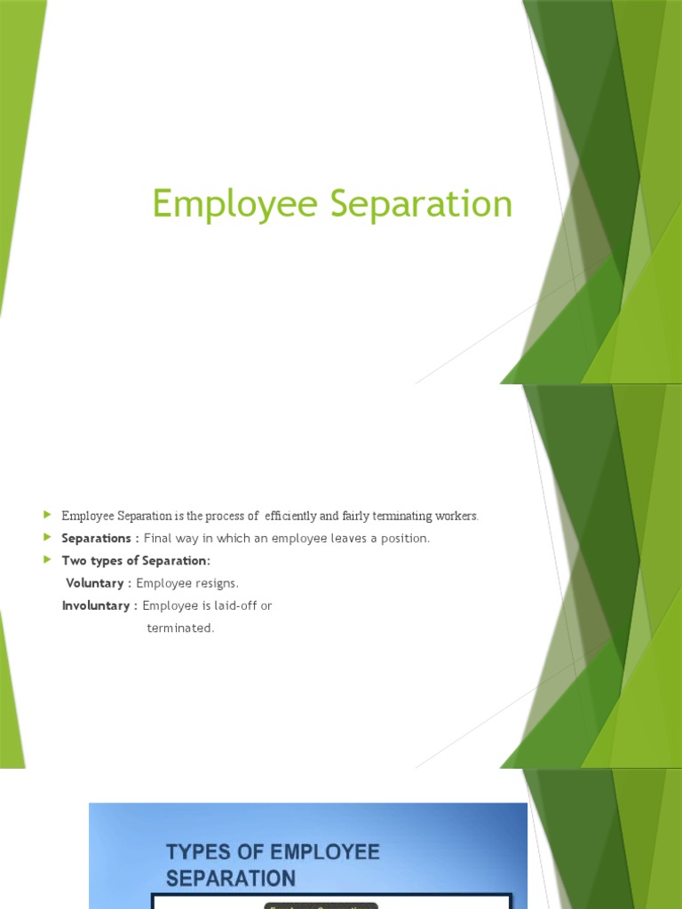 Managing Employee Separations, Transfers, and Exits | PDF | Layoff | Employment
