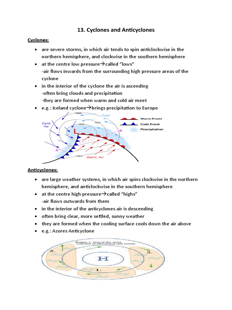 13 Cyclones | PDF | Science & Mathematics