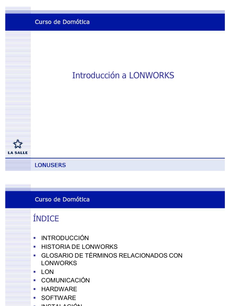 Lonworks | PDF | Enrutador (Computación) | Red de computadoras