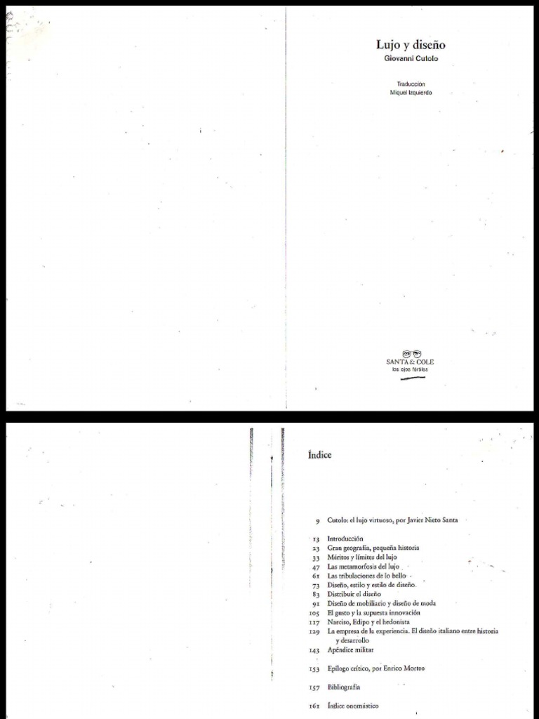 Lujo y Diseño Giovanni Cutolo | PDF