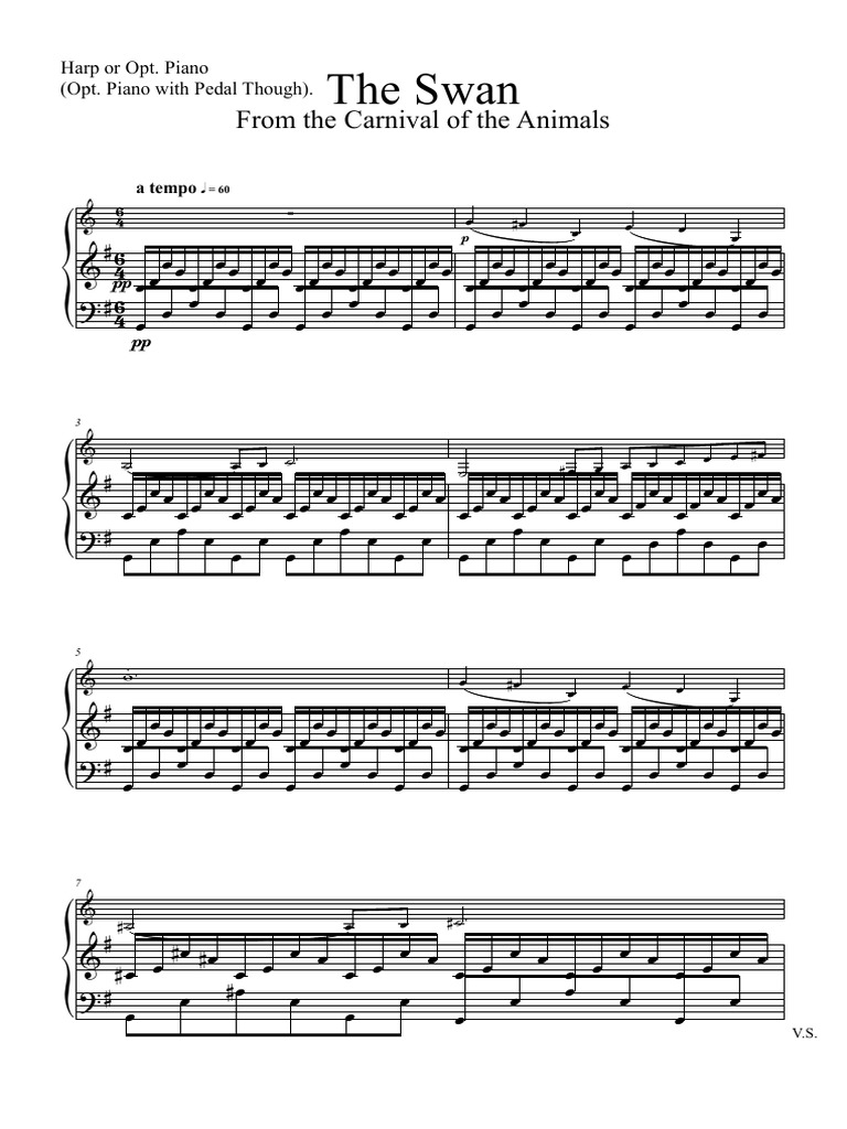 Carnival of The Animals - Piano | PDF