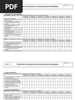 Check List Equipos y Maquinarias