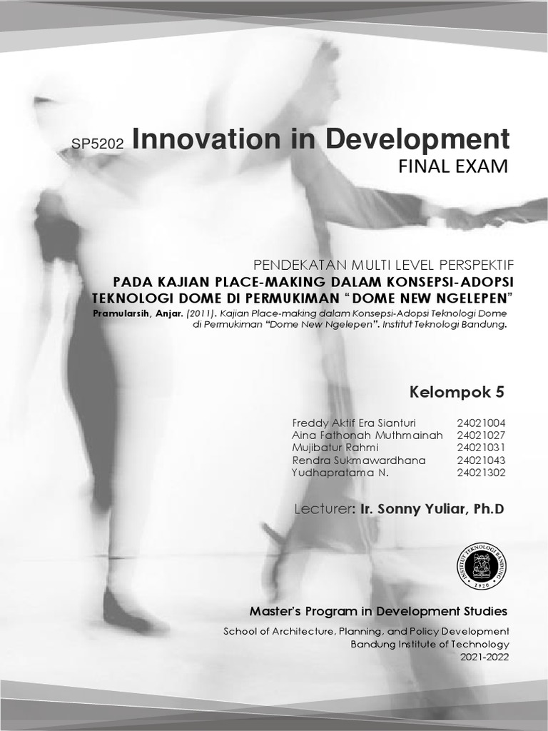 Innovation in Development: Final Exam | PDF