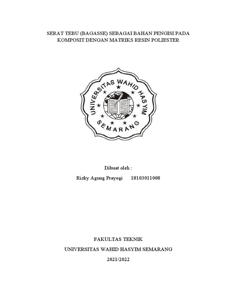 Pemanfaatan Serat Tebu dalam Komposit | PDF