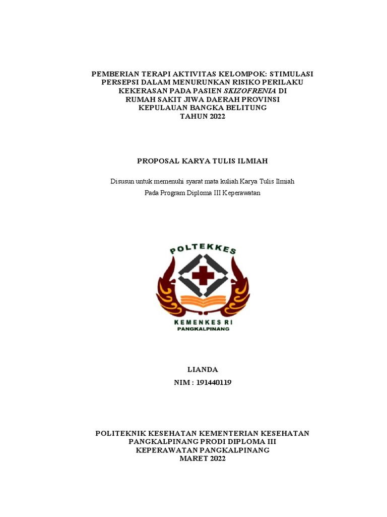 Cover Proposal KTI - Daftar Istilah | PDF | Karier & Perkembangan | Seni