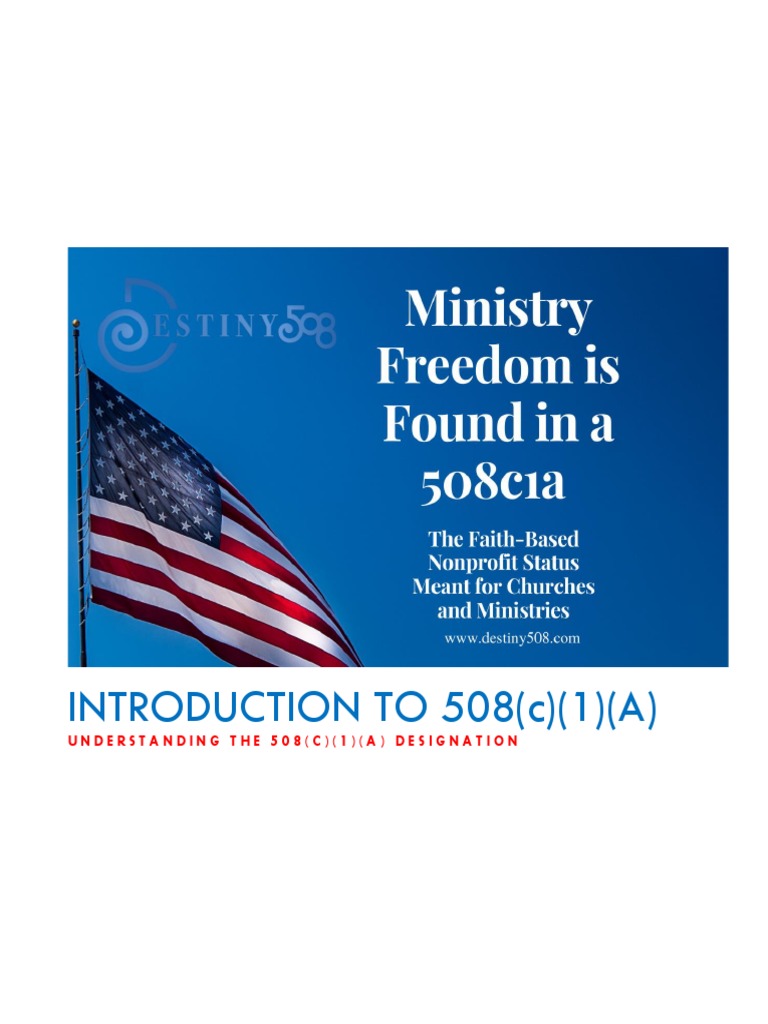 Introduction To 508c1a | PDF | First Amendment To The United States ...