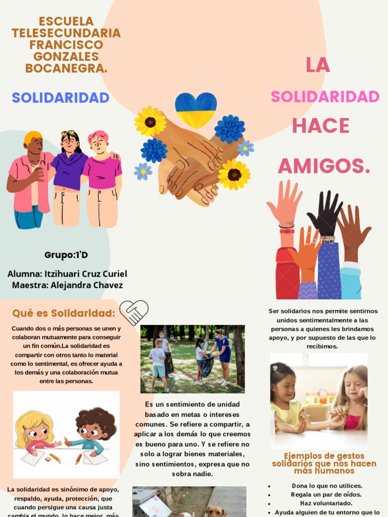 Folleto de Solidaridad - Itzihuari PDF | PDF