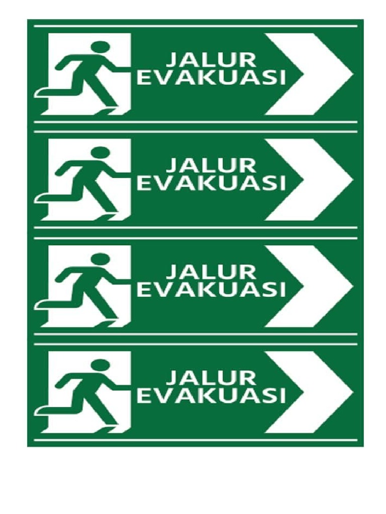 GAMBAR JALUR EVAKUASI | PDF