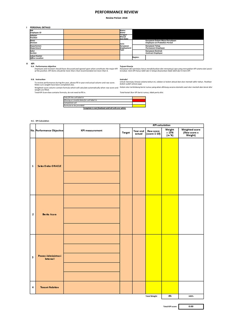 Performance Review Pdf