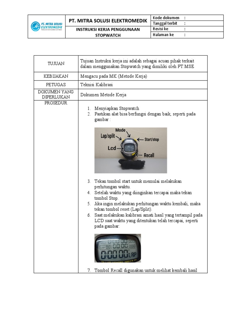 IK StopWatch | PDF | Teknologi & Rekayasa
