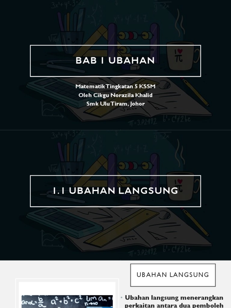 Math Bab 1 T5 by CG Norazila Khalid? | PDF