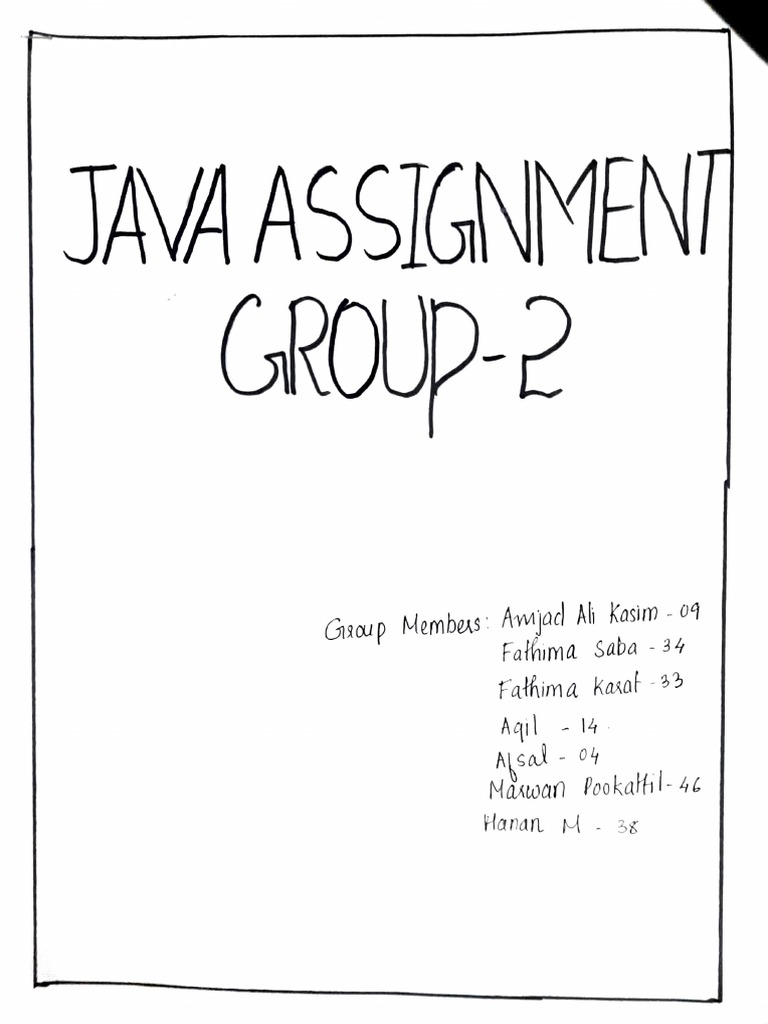 Java GRP Assngmt | PDF