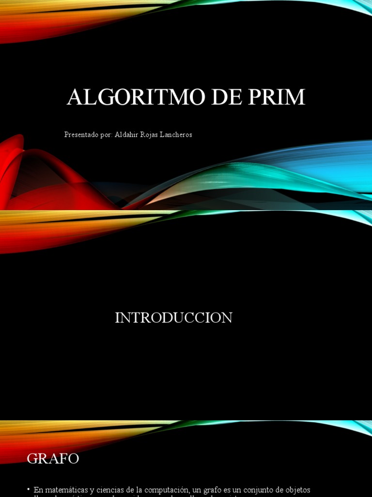 Algoritmo de Prim | PDF | Matemáticas Aplicadas | Conceptos matemáticos