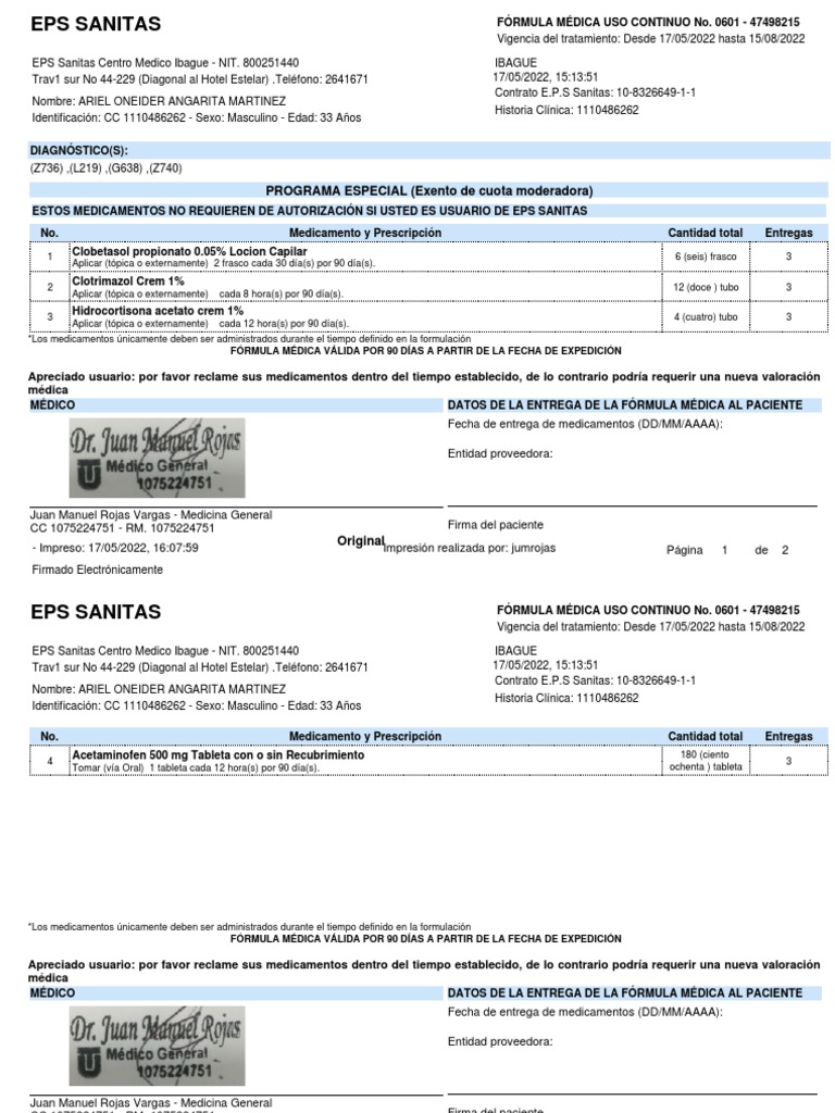 Ariel | PDF | Medicamentos con receta | Prescripción médica