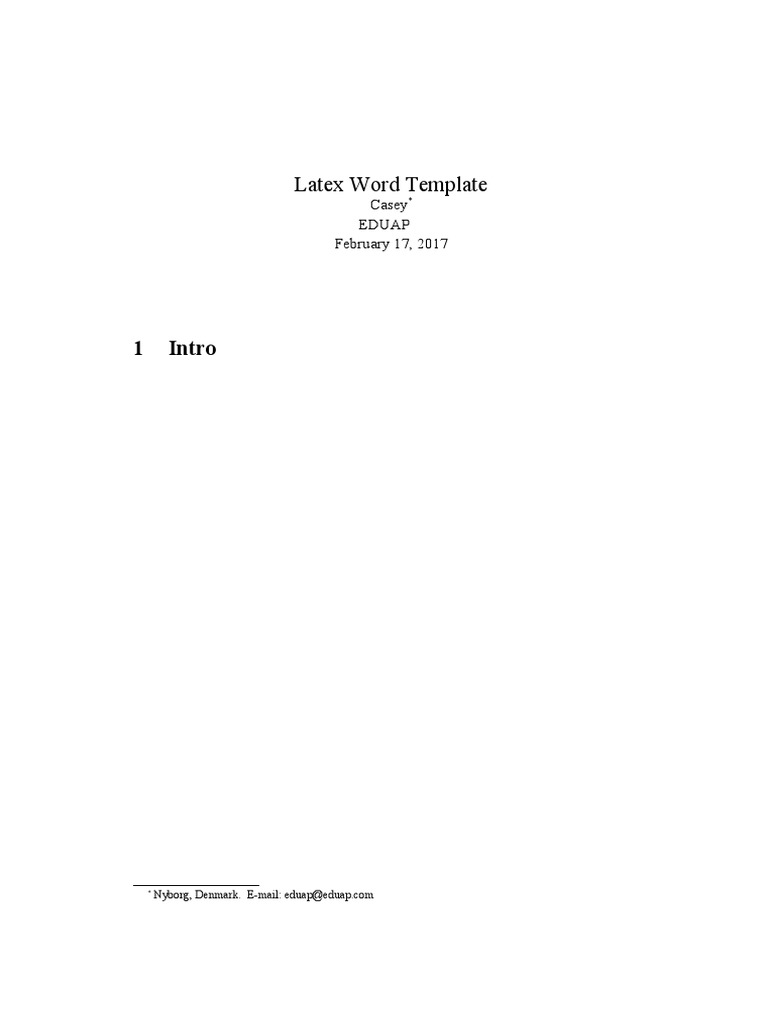 Latex Word Template | PDF | Computer File | Microsoft Word