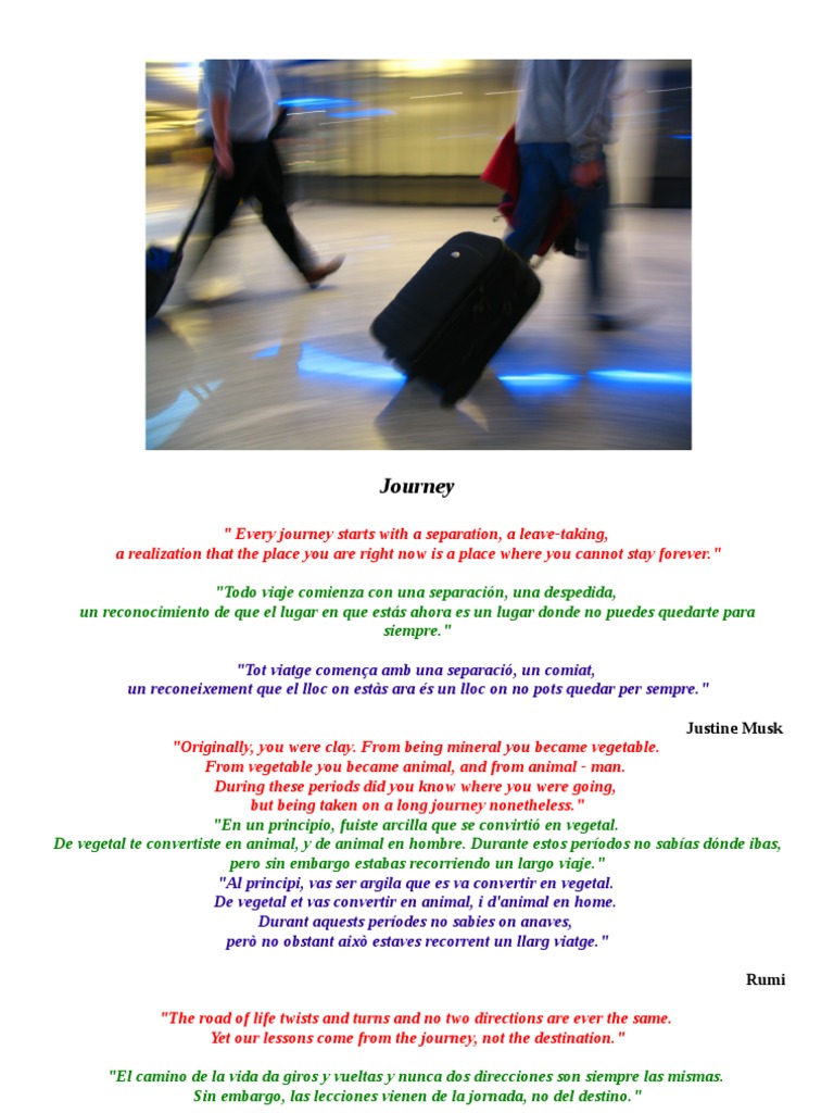 Journey | PDF | Poetry