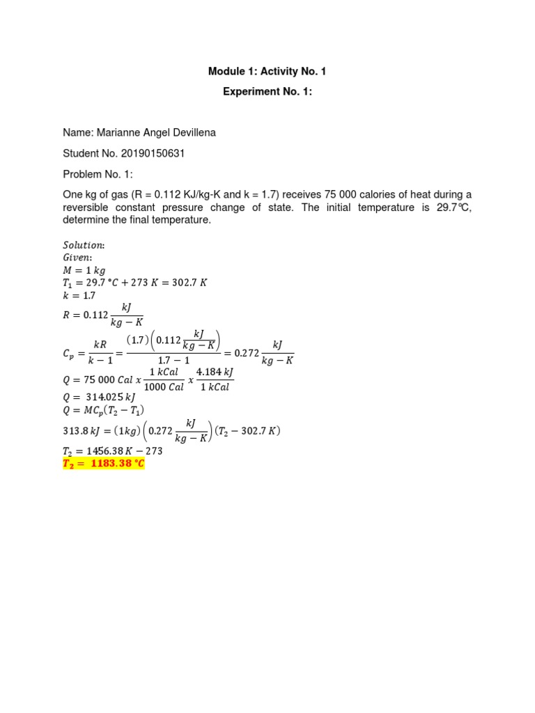 Module 1 Activity No. 1 | PDF