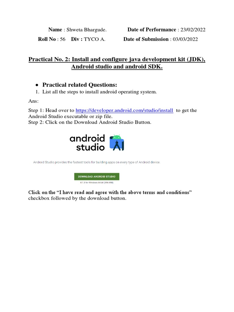 63 A Isha Saswade Mad Exp 2 Pdf Java Virtual Machine Java Programming Language 
