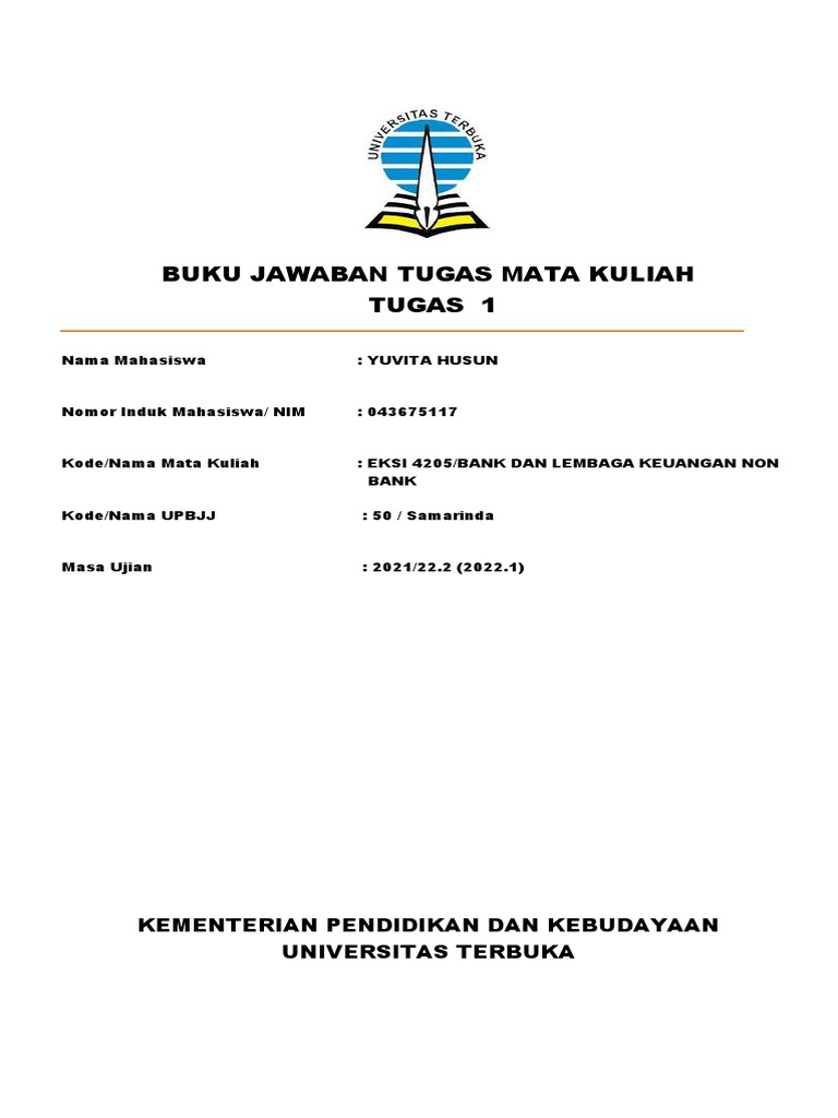 BJT 1 Eksi 4205 Yuvita Husun | PDF