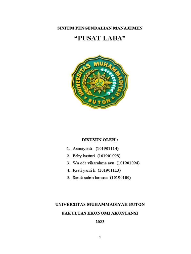 Makalah Kel.5 Pusat Laba - C | PDF