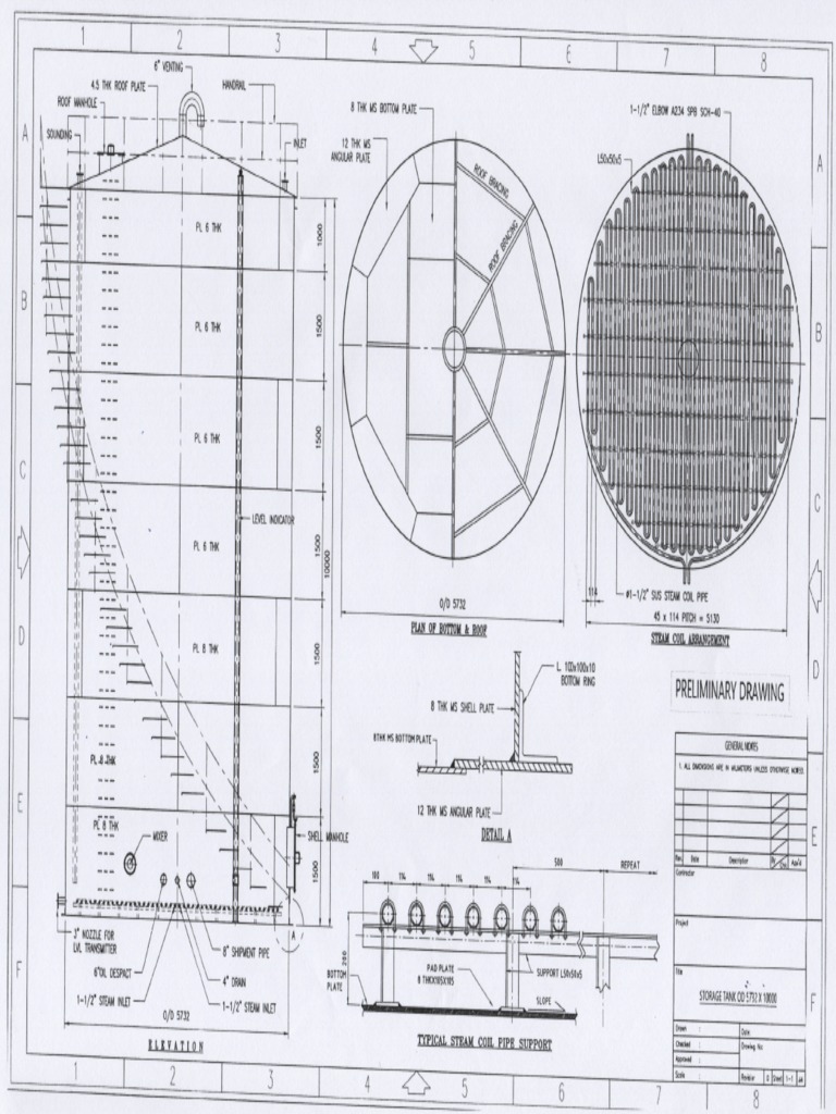 Diagram Tanki Storage - 220505 - 205657 | PDF