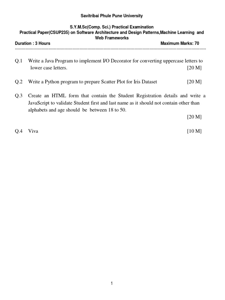 S.Y.M.Sc (CS) Sem - III Practical Slips | PDF | Technology Development | Systems Engineering