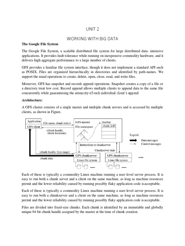 Bda Material Unit 2 | Download Free PDF | Apache Hadoop | File System