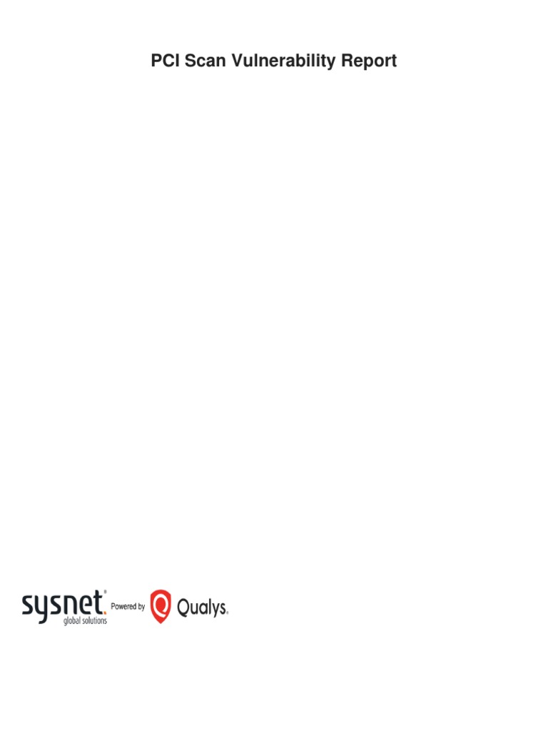 PCI Vulnerability Scan Summary Report | PDF | Hypertext Transfer ...