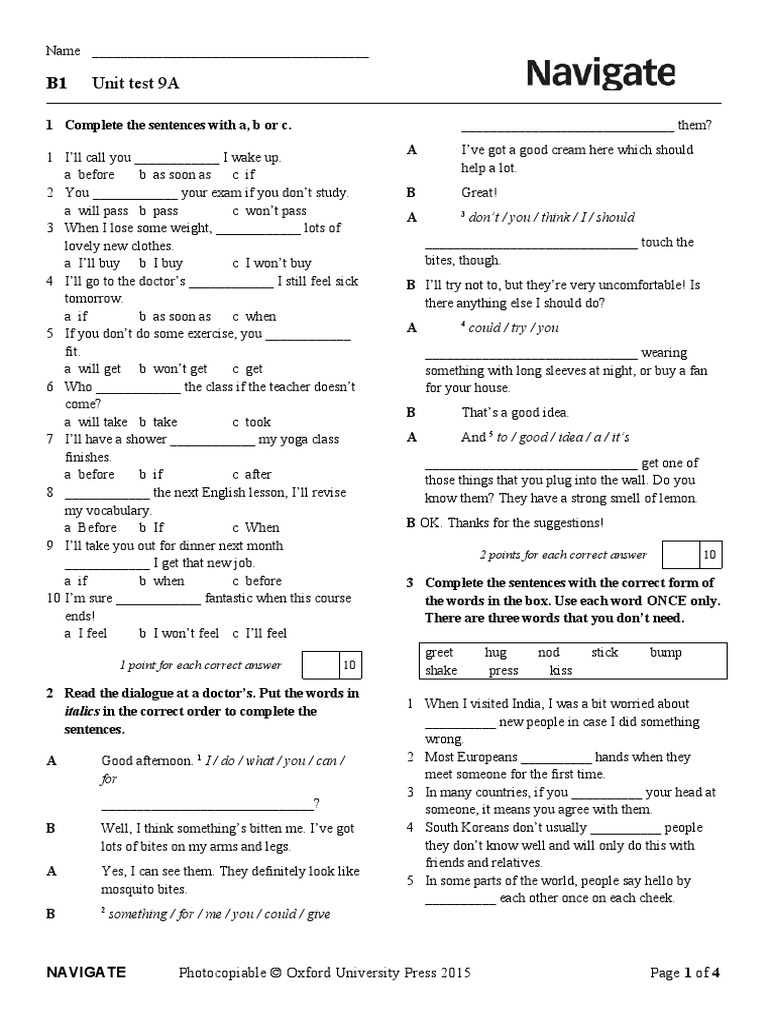 Unit Test 9a Pdf