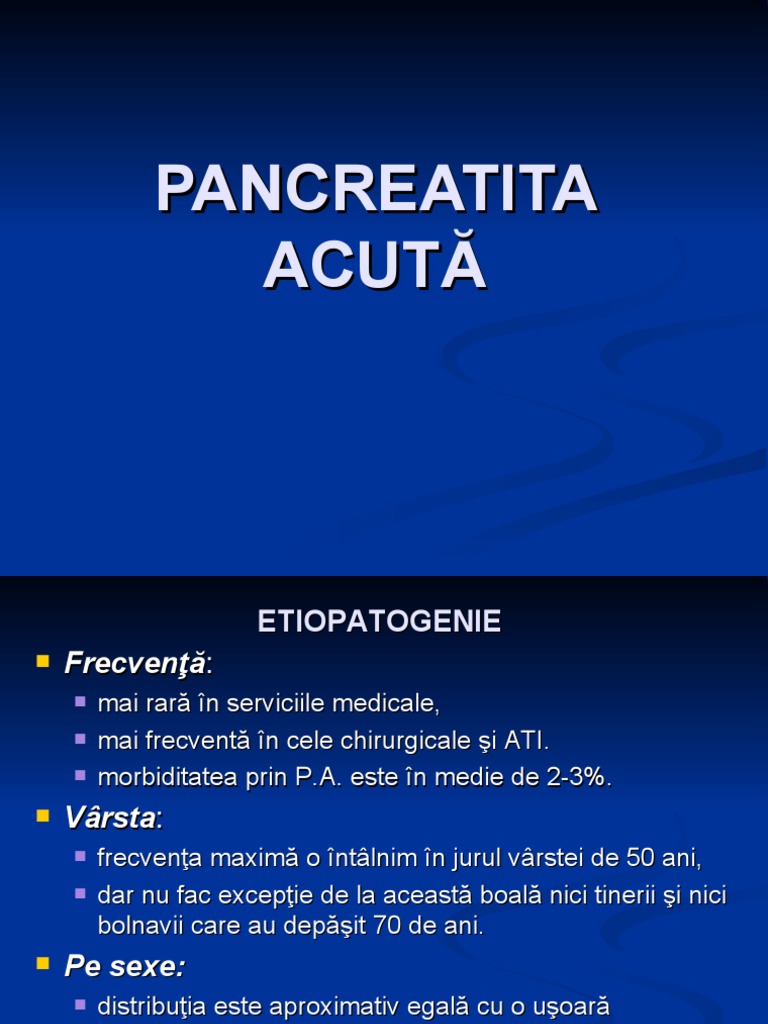 Pancreatita Acuta | PDF