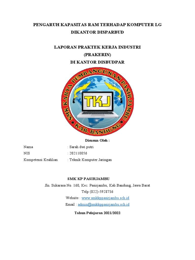 PKL SMK KP Pasirjambu | PDF