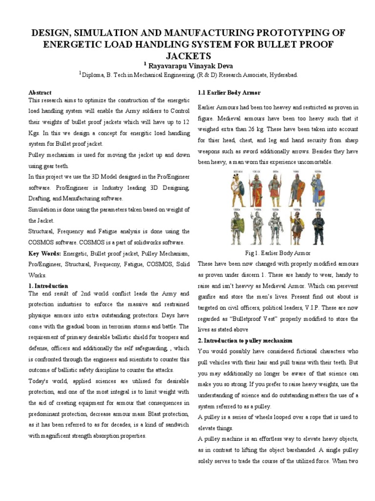 Design, Simulation and Manufacturing Prototyping of Energetic Load ...