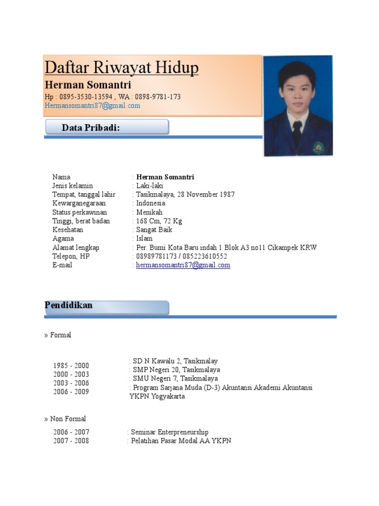 CV Herman Somantri 2020 | PDF | Bisnis | Pengelolaan Keuangan & Uang