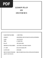 Female Reproductive System Lesson Plan | PDF | Menstrual Cycle | Ovary