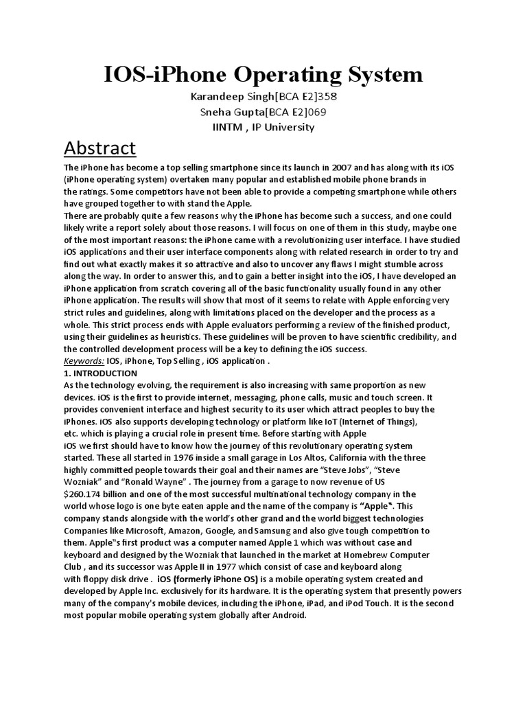 358,069 E2 iOS - Iphone Operating System | PDF | Ios | I Pod Touch