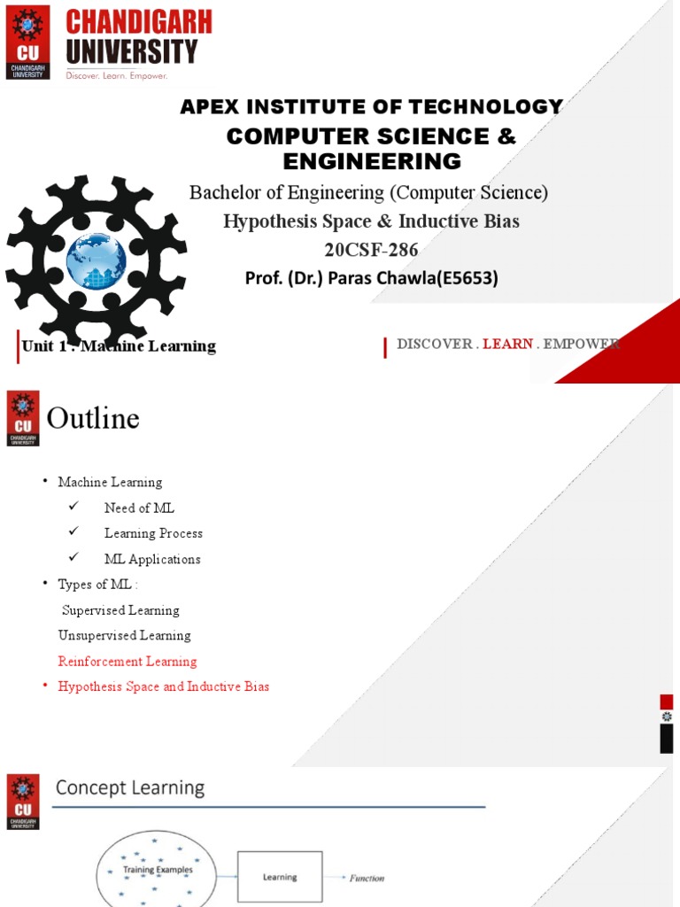Lecture 3 Hypothesis Space & Inductive Bias | PDF | Machine Learning ...