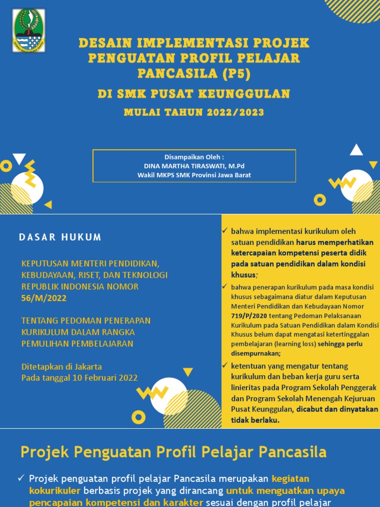 Implementasi P5 di SMK Pusat Keunggulan | PDF