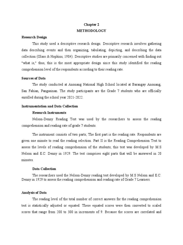 Chapter 2 and 3 | PDF | Reading Comprehension | Learning