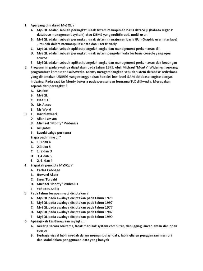 Tugas Basis Data | PDF