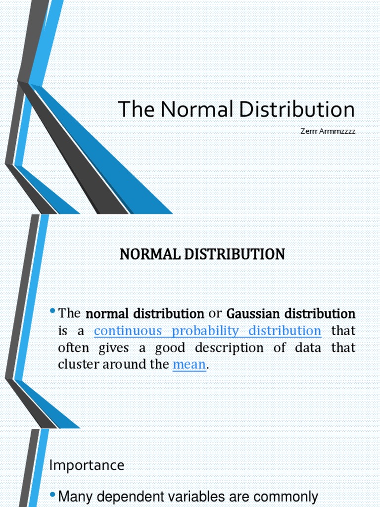 The Normal Distribution | PDF | Standard Score | Normal Distribution