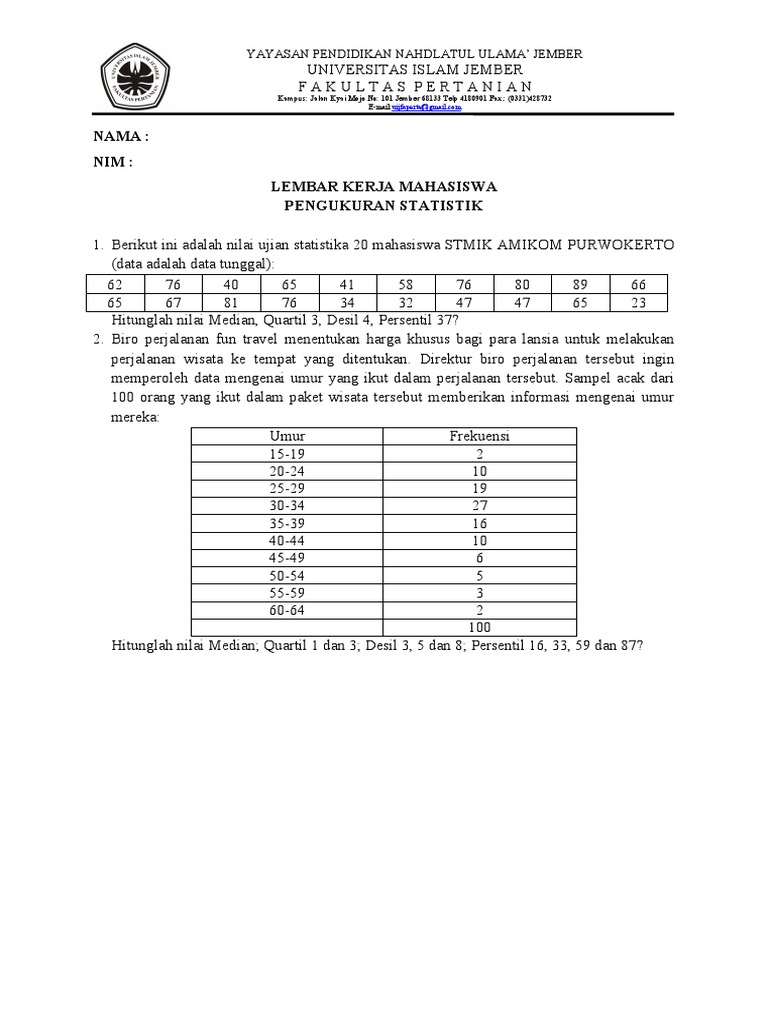 LKM Pengukuran Letak | PDF