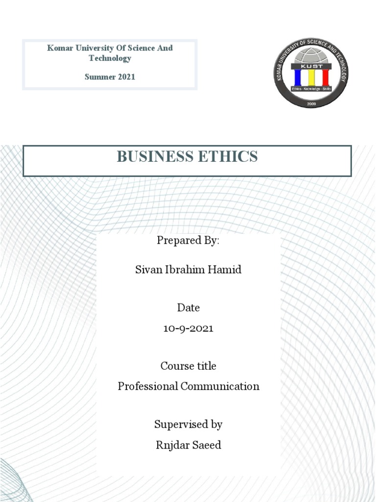 Understanding Business Ethics Essentials | PDF | Business Ethics ...