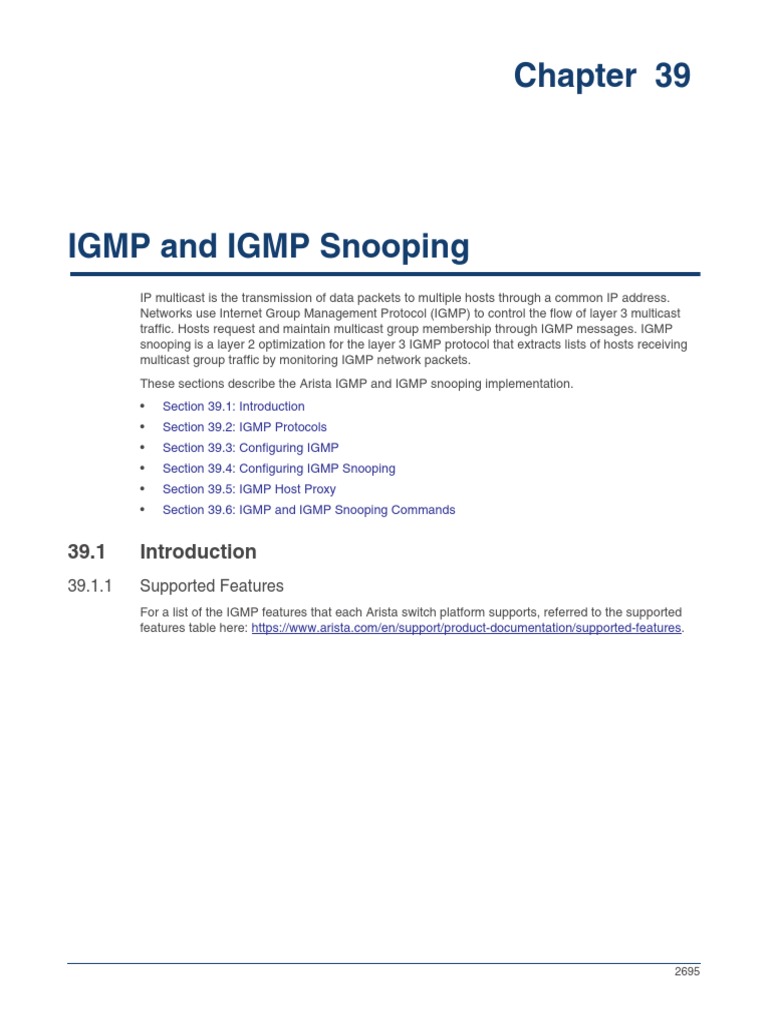 Understanding IGMP and Snooping | PDF | Ip Address | Multicast